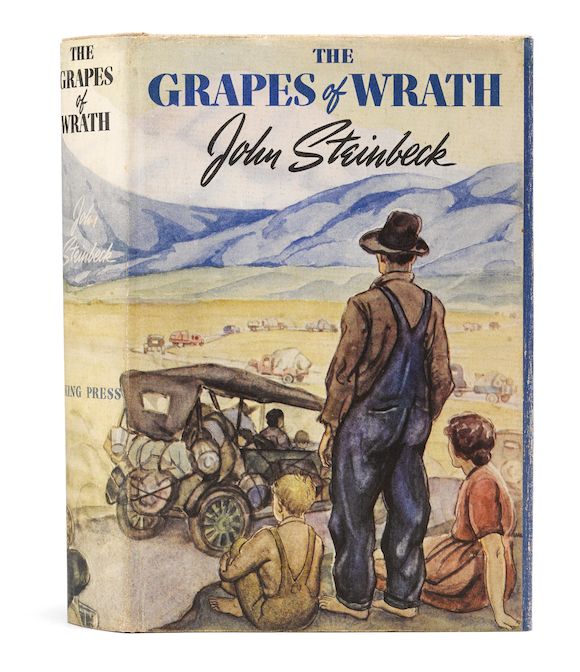 Bonhams : STEINBECK, JOHN 1902-1968. The Grapes of Wrath. New York ...