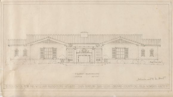 Bonhams : [HEARST CASTLE, ET AL.] MORGAN, JULIA & OTHERS. Collection of ...