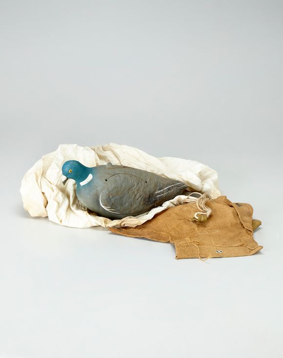 Bonhams : D-Day: A special pigeon parachute. A hessian pouch, early ...