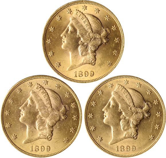Bonhams : 1899, 1899-S (2) 20