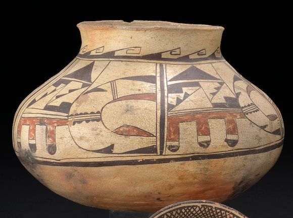 Bonhams : A Polacca polychrome jar