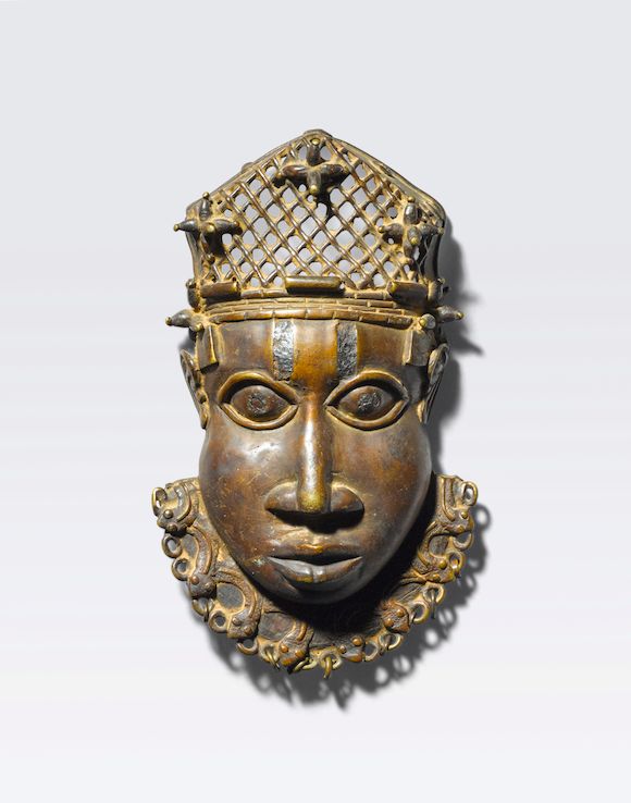 Bonhams : Benin Mask Hip Ornament, Nigeria