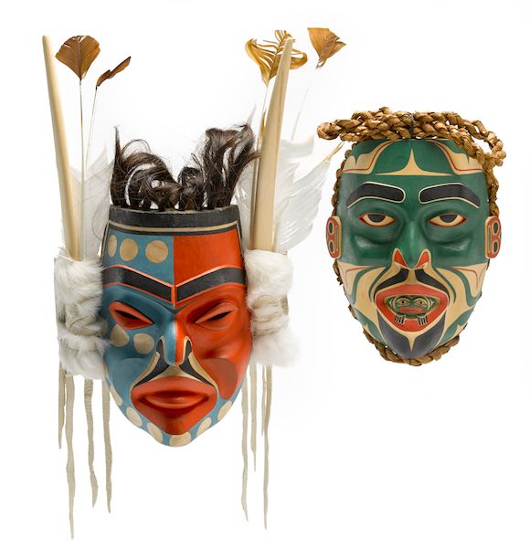 Bonhams : Two Wayne Alfred masks
