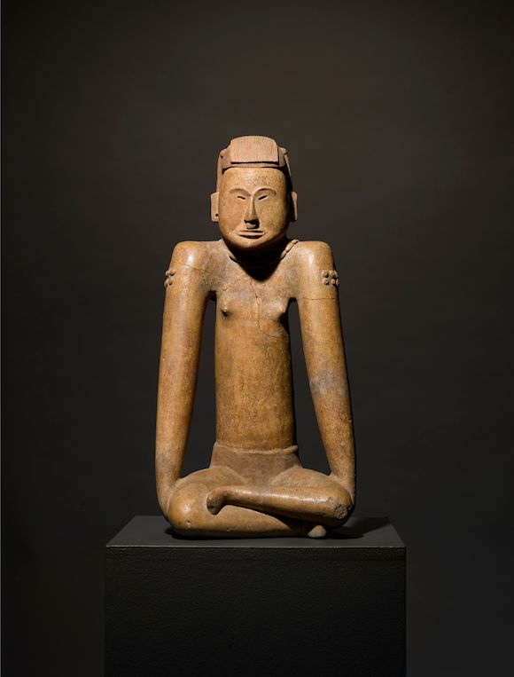 Bonhams : Huastec Seated Figure of a Woman