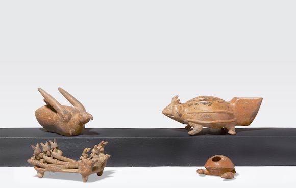 Bonhams : Unique Colima Bird Vessel