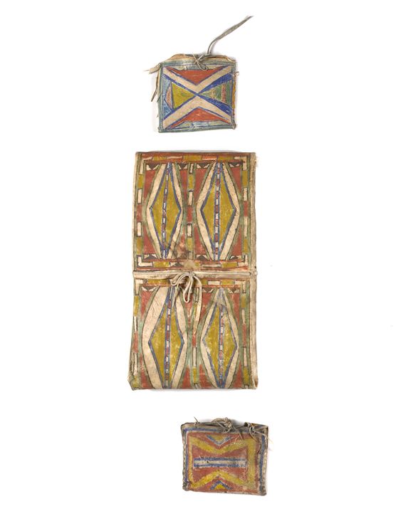 Bonhams : Three Sioux parfleche containers