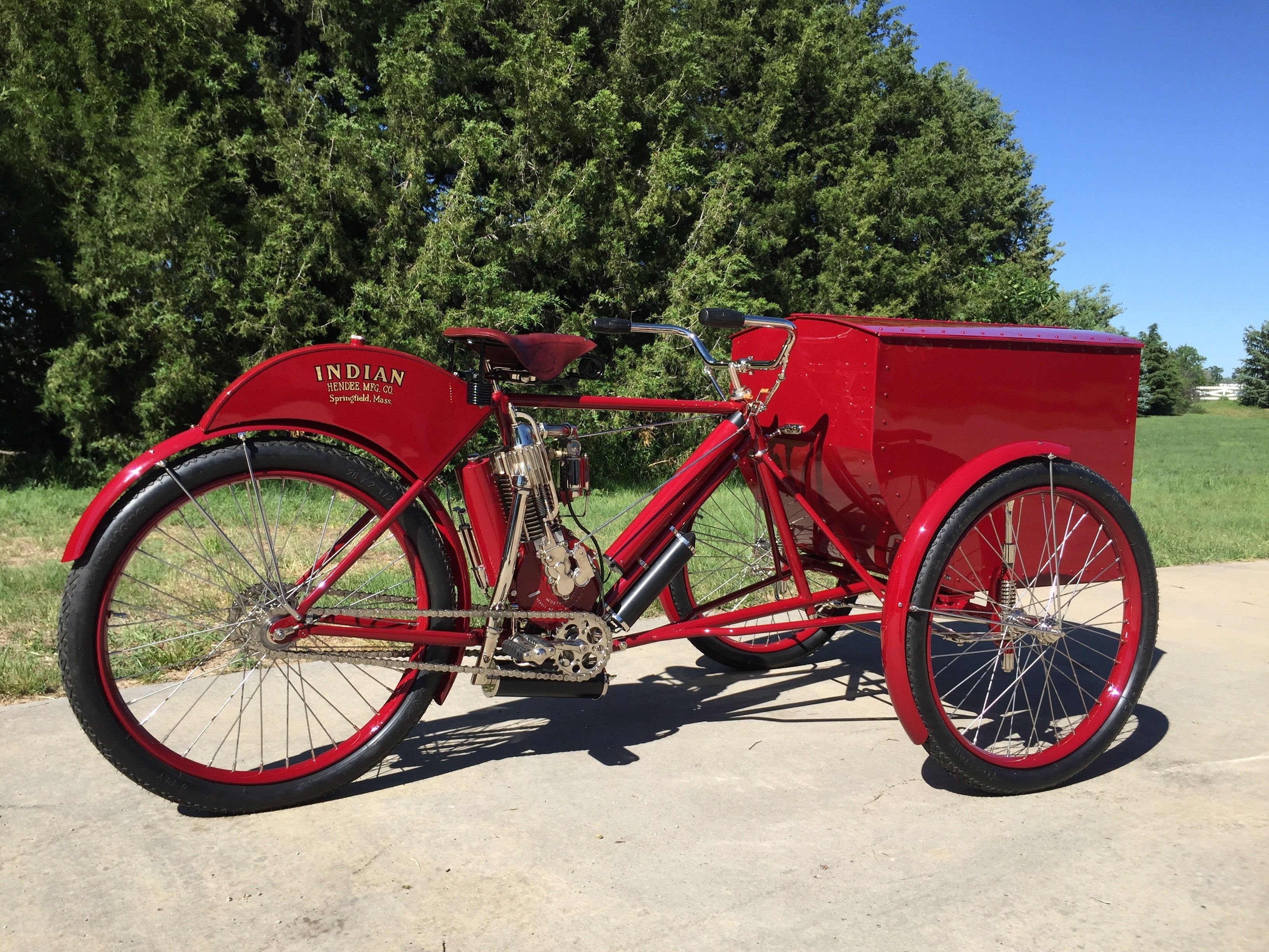 Bonhams Cars : 1908 Indian Tri-Car Quick Delivery Van Engine no. H-217