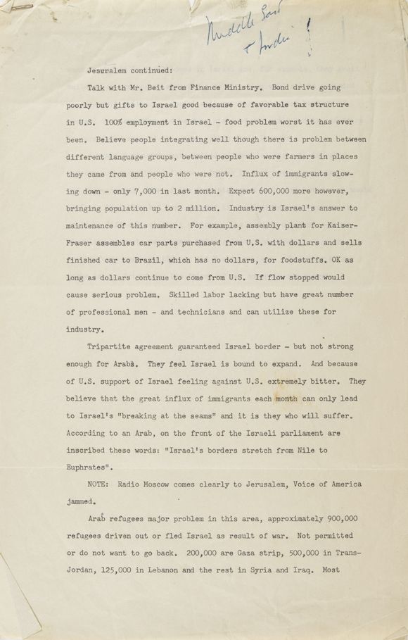 Bonhams : KENNEDY, JOHN FITZGERALD. Typed Manuscript with annotations ...