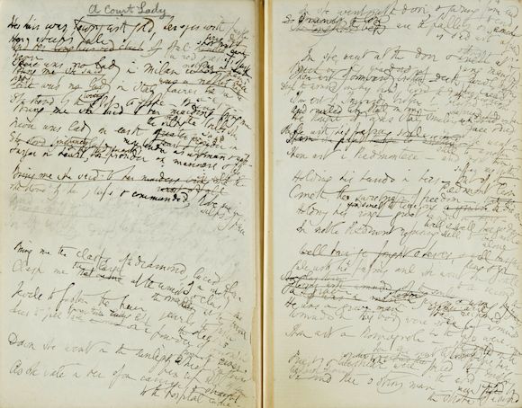 Bonhams : BROWNING, ELIZABETH BARRETT. 1806-1861. Autograph Manuscript ...
