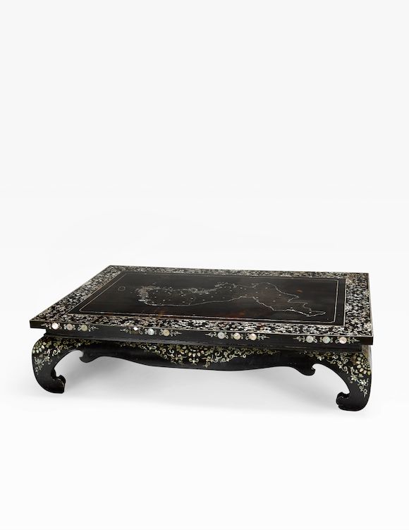 Bonhams : An inlaid lacquer table Korea, Joseon dynasty (1392-1897 ...