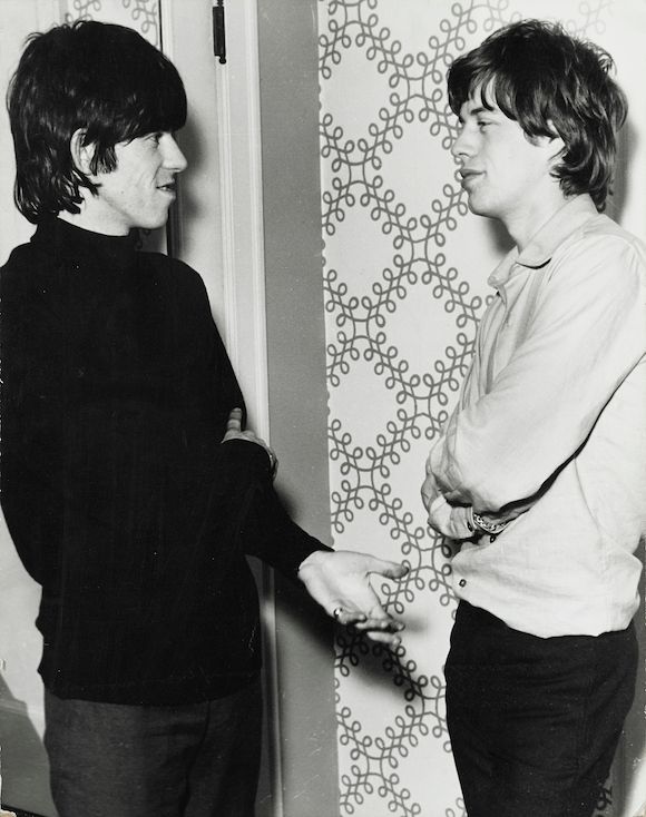 Bonhams : An Ed Caraeff photograph of Mick Jagger and Keith Richards