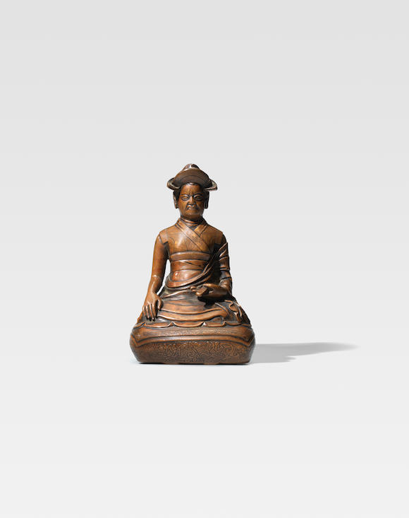 Bonhams A Copper Alloy Figure Of A Kagyu Lama Tibet Circa 16th Century