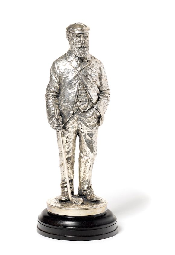 Bonhams : TOM MORRIS SENIOR A SOLID SILVER STATUE CIRCA 1990