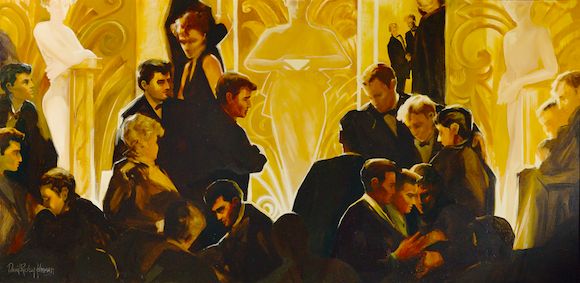 Bonhams : David Richey Johnsen (American, born 1952) Conversations 48 x ...