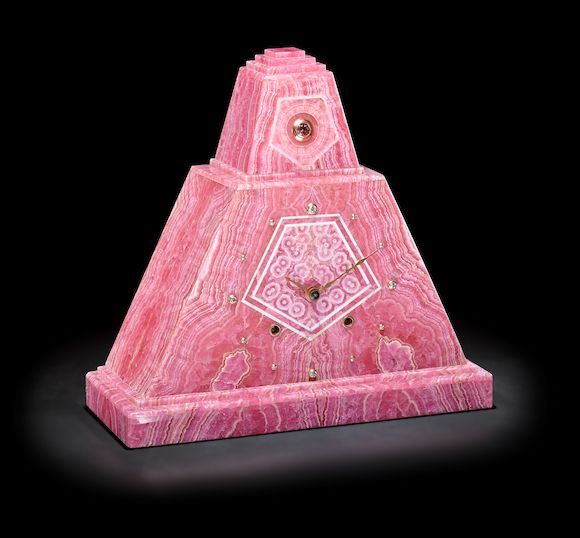 Bonhams : An American Lapidary Masterpiece: Rhodochrosite Intarsia ...