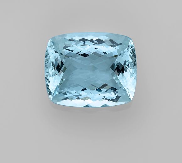 Bonhams : Large Beryl var. Aquamarine