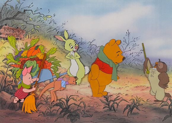 Bonhams : A celluloid of Winnie the Pooh