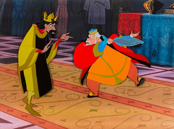 Bonhams : A celluloid of King Stefan and King Hubert from Sleeping Beauty