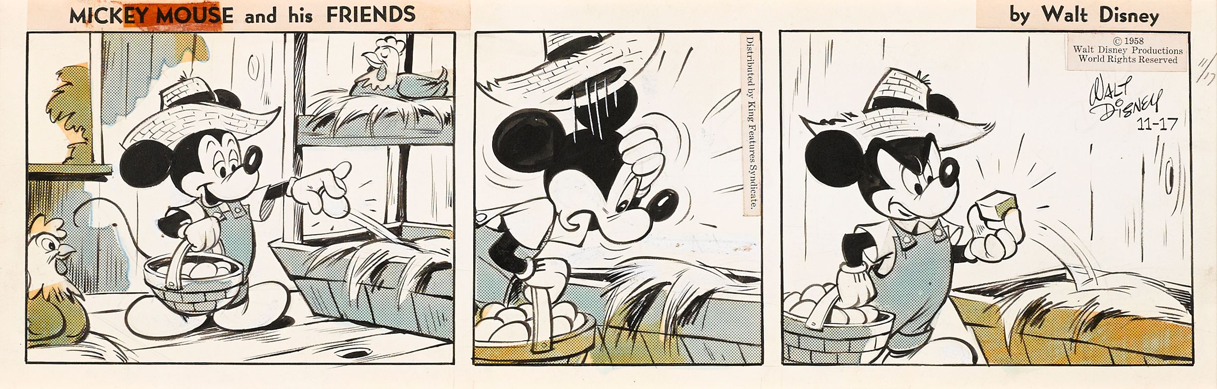 Bonhams : An original Floyd Gottfredson Mickey Mouse and His Friends ...