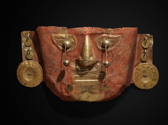 Bonhams : Lambayeque (Sicán) Funerary Mask, ca. A.D. 900-1300