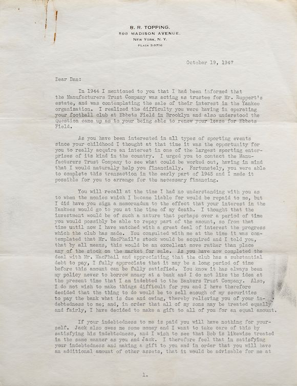 Bonhams : TOPPING, RHEA REID. (1886-1947). AS YOU HAVE BEEN INTERESTED ...