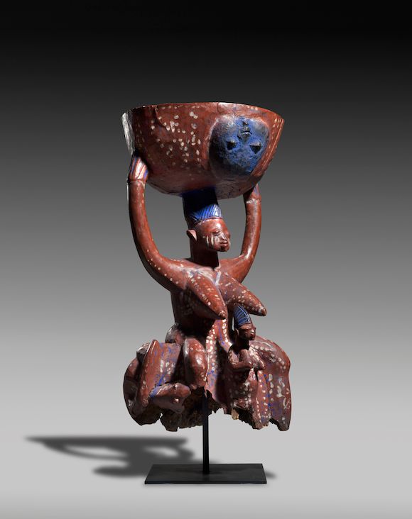 Bonhams : Yoruba Sango Shrine Bowl, Nigeria