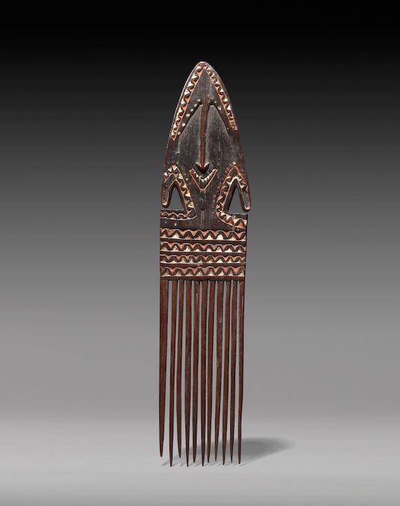 Bonhams : Kiwai Comb, Western Province, Gulf of Papua, Lower Fly River ...