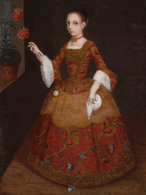 Bonhams : Attributed to Miguel de Herrera (Mexican, 18th Century) A ...