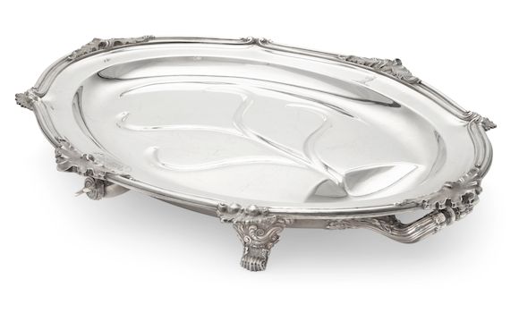 Bonhams : A late Georgian Sheffield Plate two-handled well-and-tree ...