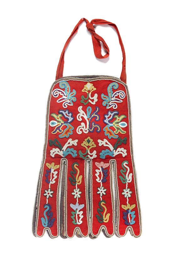 Bonhams : A Tlingit beaded octopus bag
