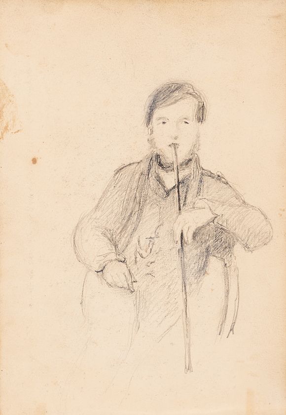 Bonhams : THACKERAY, WILLIAM MAKEPEACE. 1811-1863. Sketchbook, 41 ...