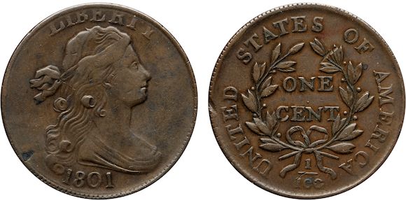 Bonhams : 1801 1C