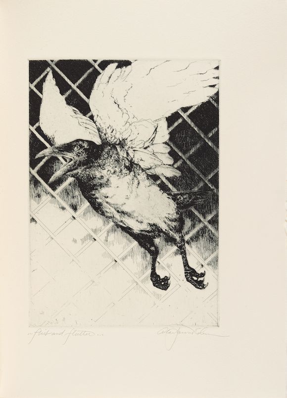 Bonhams : CHELONIIDAE PRESS. POE, EDGAR ALLEN. 1809-1849. The Raven by ...