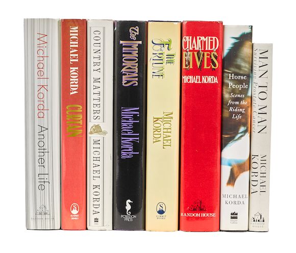 Bonhams : A group of Michael Korda books, all inscribed to Jackie Collins