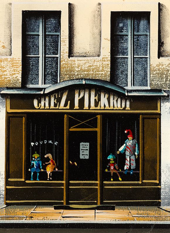 Bonhams : Thomas Pradzynski (Polish, born 1951) Chez Pierrot 7 x 5 1 ...