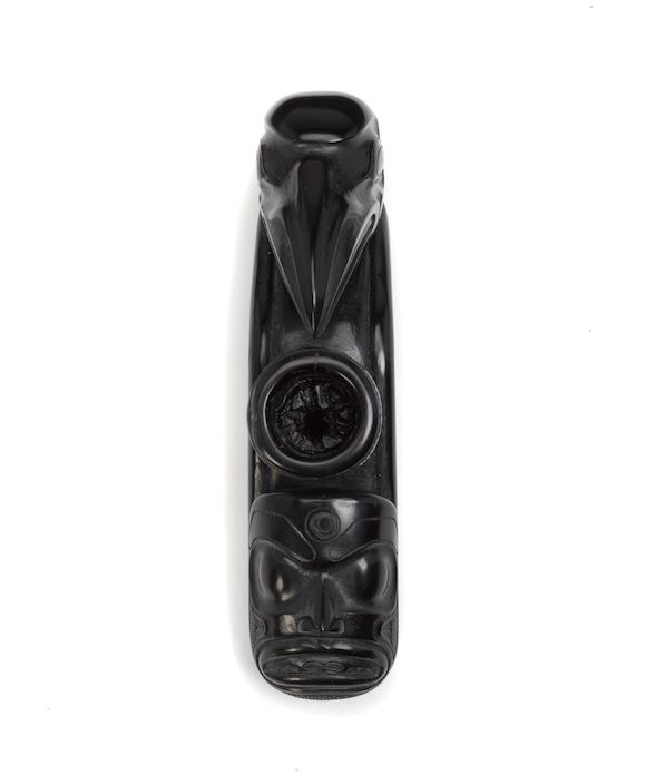 Bonhams : A Haida argillite pipe
