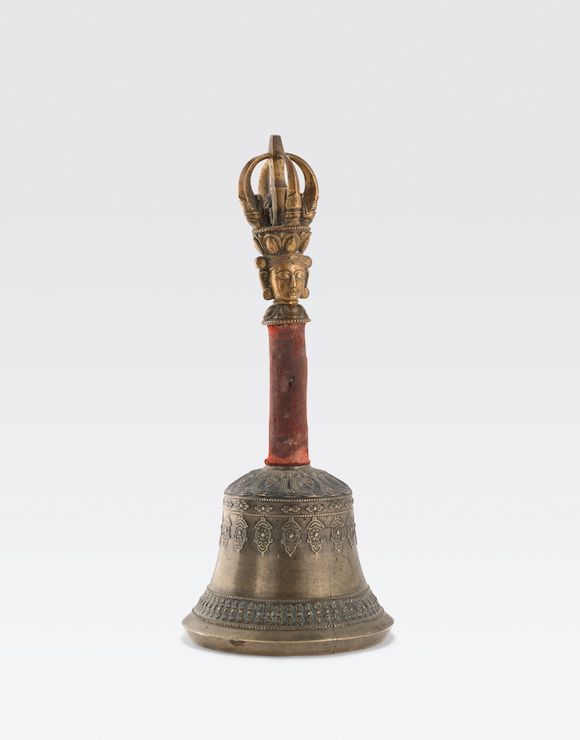 Bonhams : A metal alloy bell, ghanta 19th century