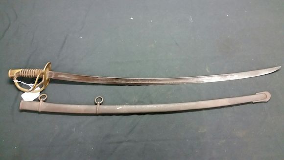Bonhams : A U.S. Model 1860 cavalry saber by Ames Mfg. Co.