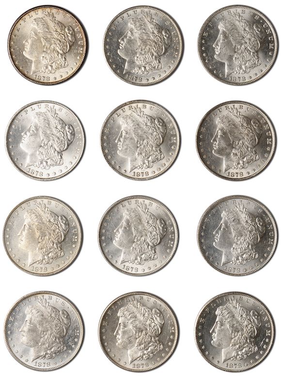 Bonhams : Morgan Dollar Set, 1878-1921