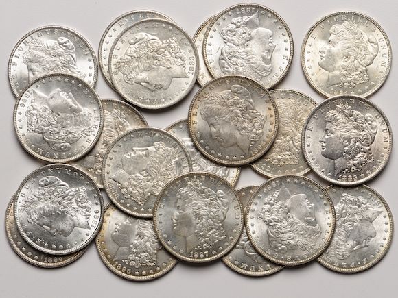Bonhams : Mixed Morgan Dollar Roll