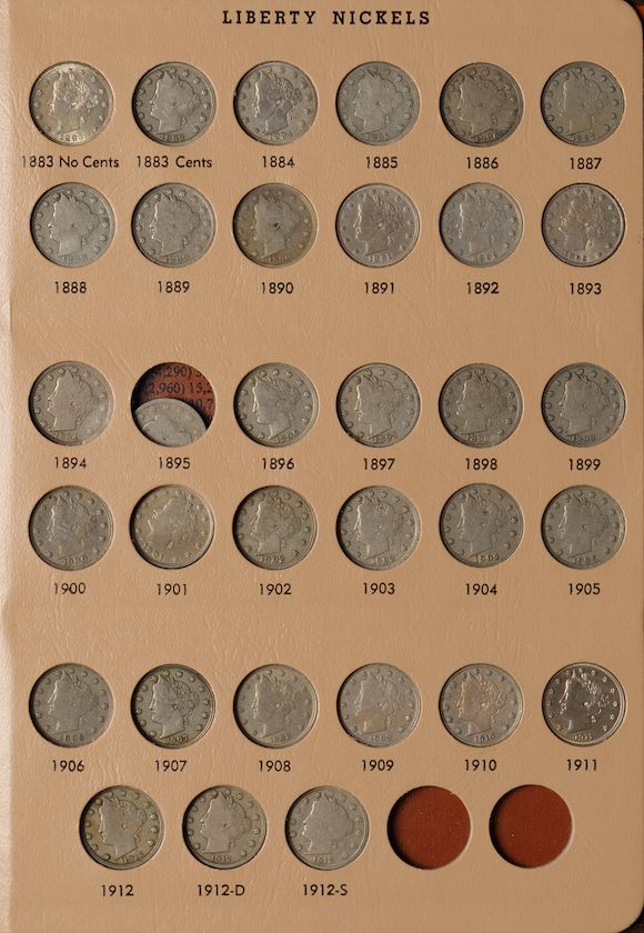 Bonhams : JEFFERSON NICKELS SET 1938-1965 SET CAPITAL PLASTICS