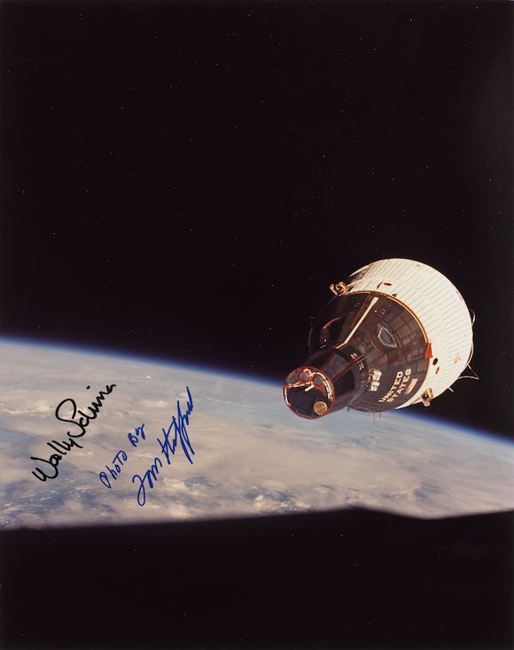 Bonhams : SPACE RENDEZVOUS PHOTOGRAPH CREW SIGNED