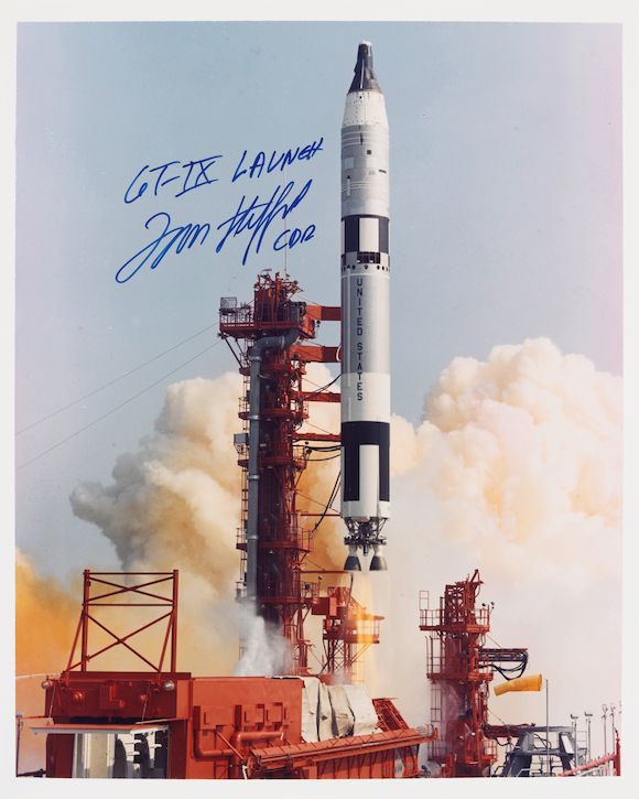Bonhams : GEMINI IX LAUNCH COMMANDER SIGNED