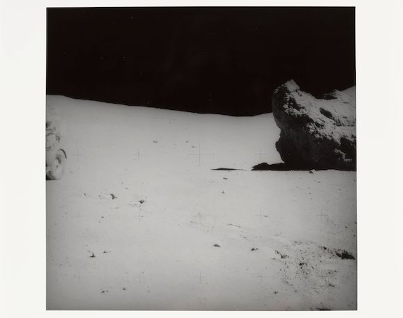 Bonhams : APOLLO 16 LUNAR SURFACE FRAME SHADOW ROCK