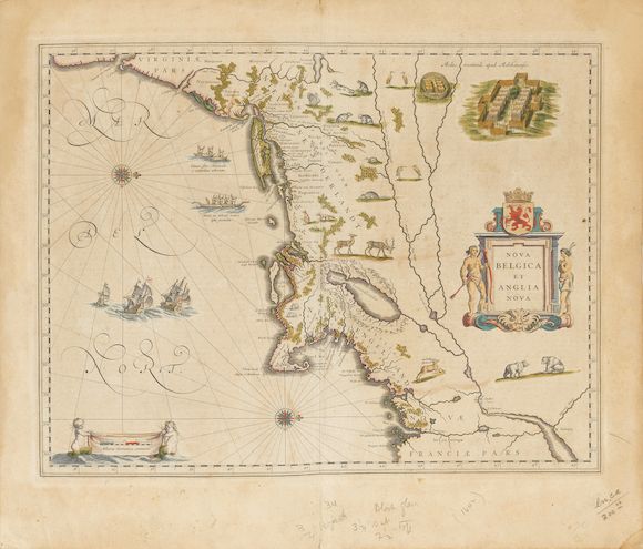 Bonhams : BLAEU, WILLEM JANSZOON. 1571-1638. Nova Belgica et Anglia ...