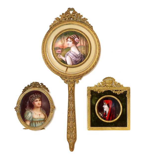 Bonhams : A group of three Continental plaques late 19th/early 20th century