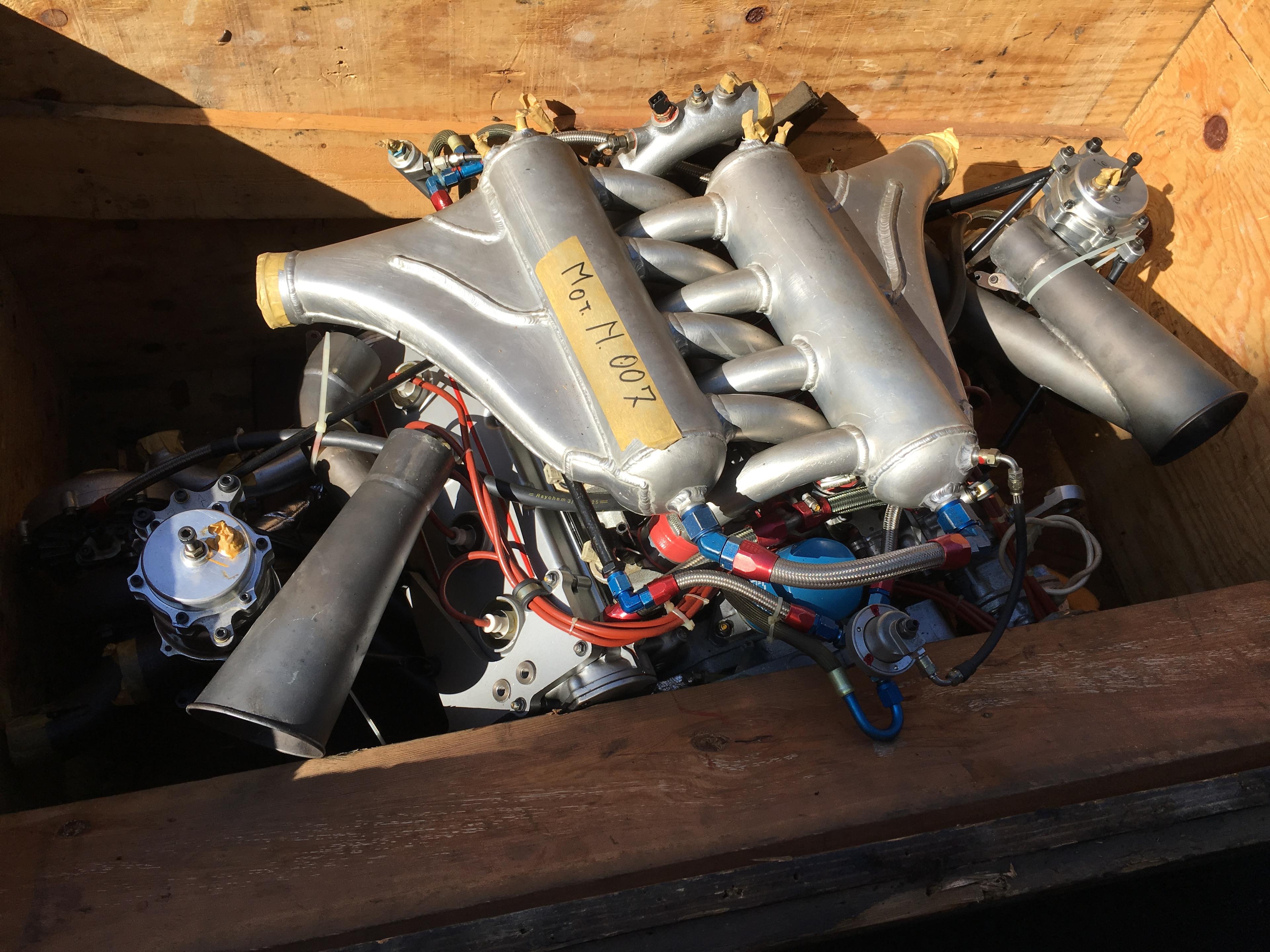 Bonhams Cars : Lancia LC2 Engine - In Team Lancia Crate