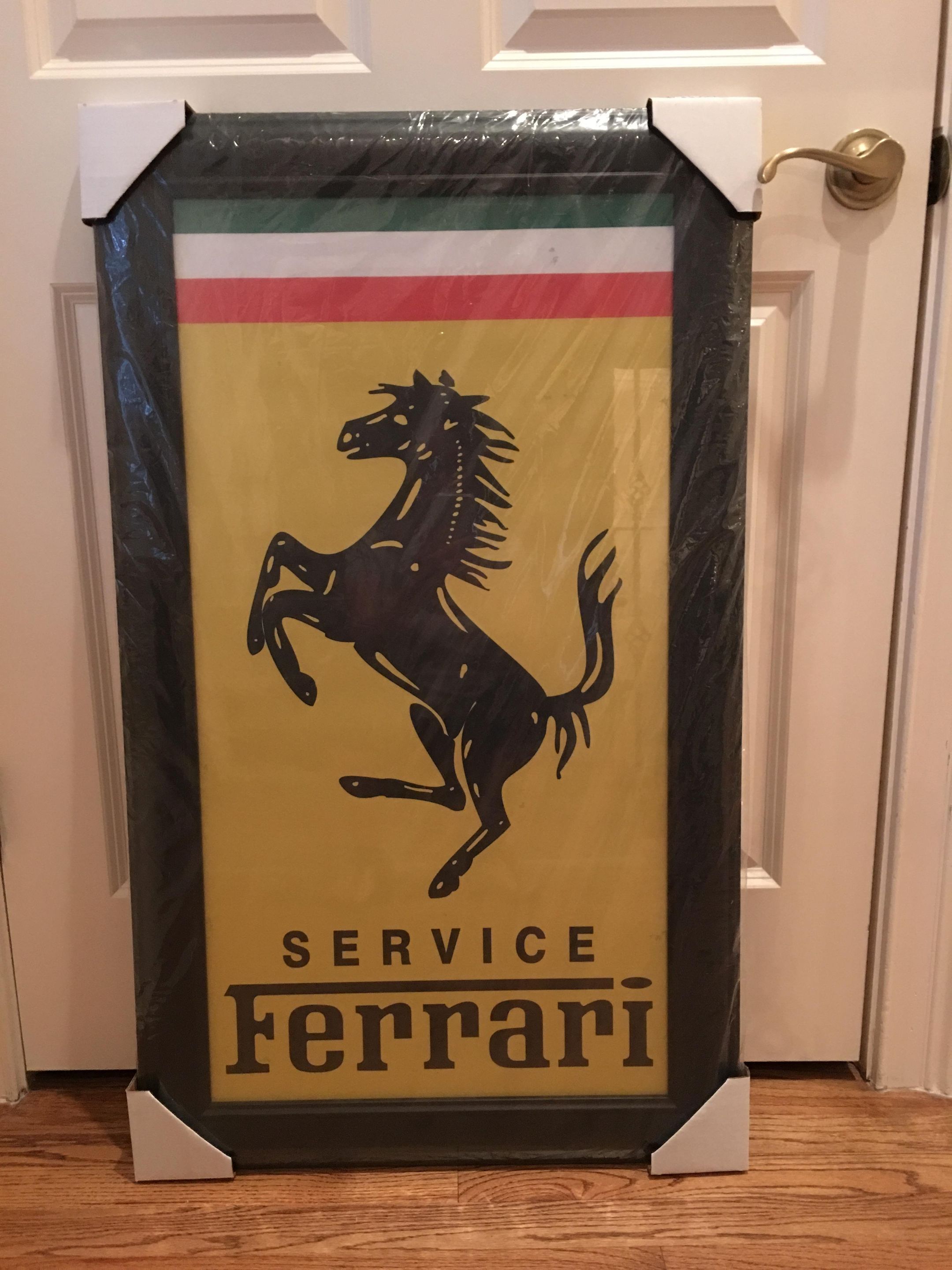 Bonhams Cars : Ferrari Service Sign