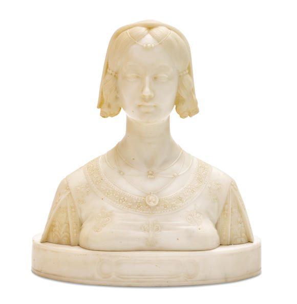 Bonhams An Italian Carved Marble Bust Of A Renaissance Maiden Late
