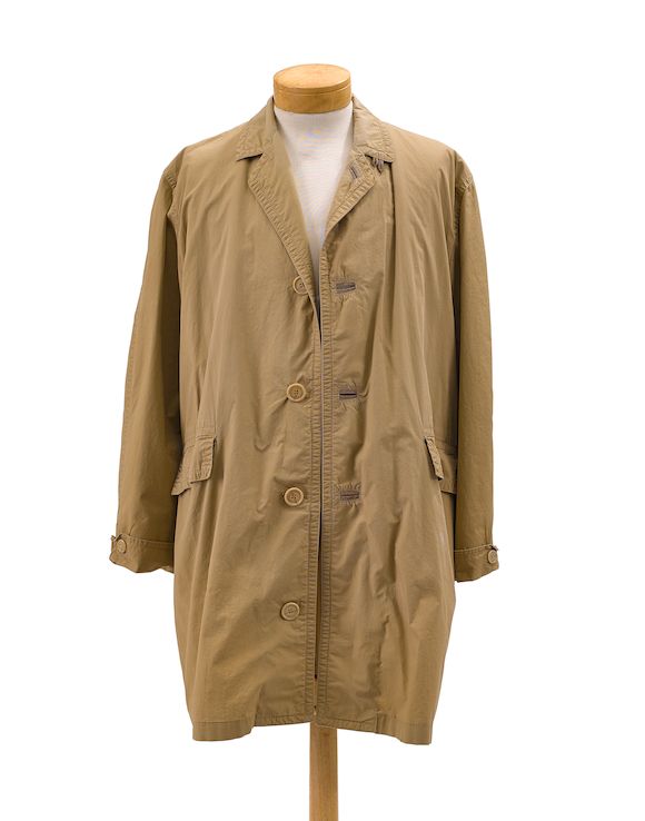 Bonhams : A Peter Falk raincoat and suit from Columbo c.1990s